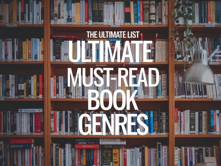 The Ultimate List of Must-Read Book Genres - BookFantasies
